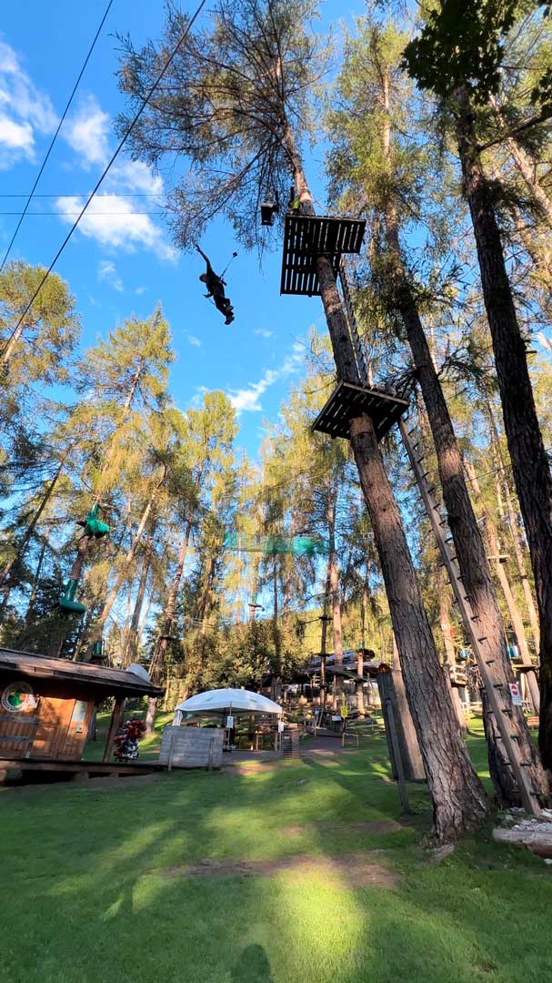 Percorsi nel Power fan - Flying Park - parco avventura - Malé